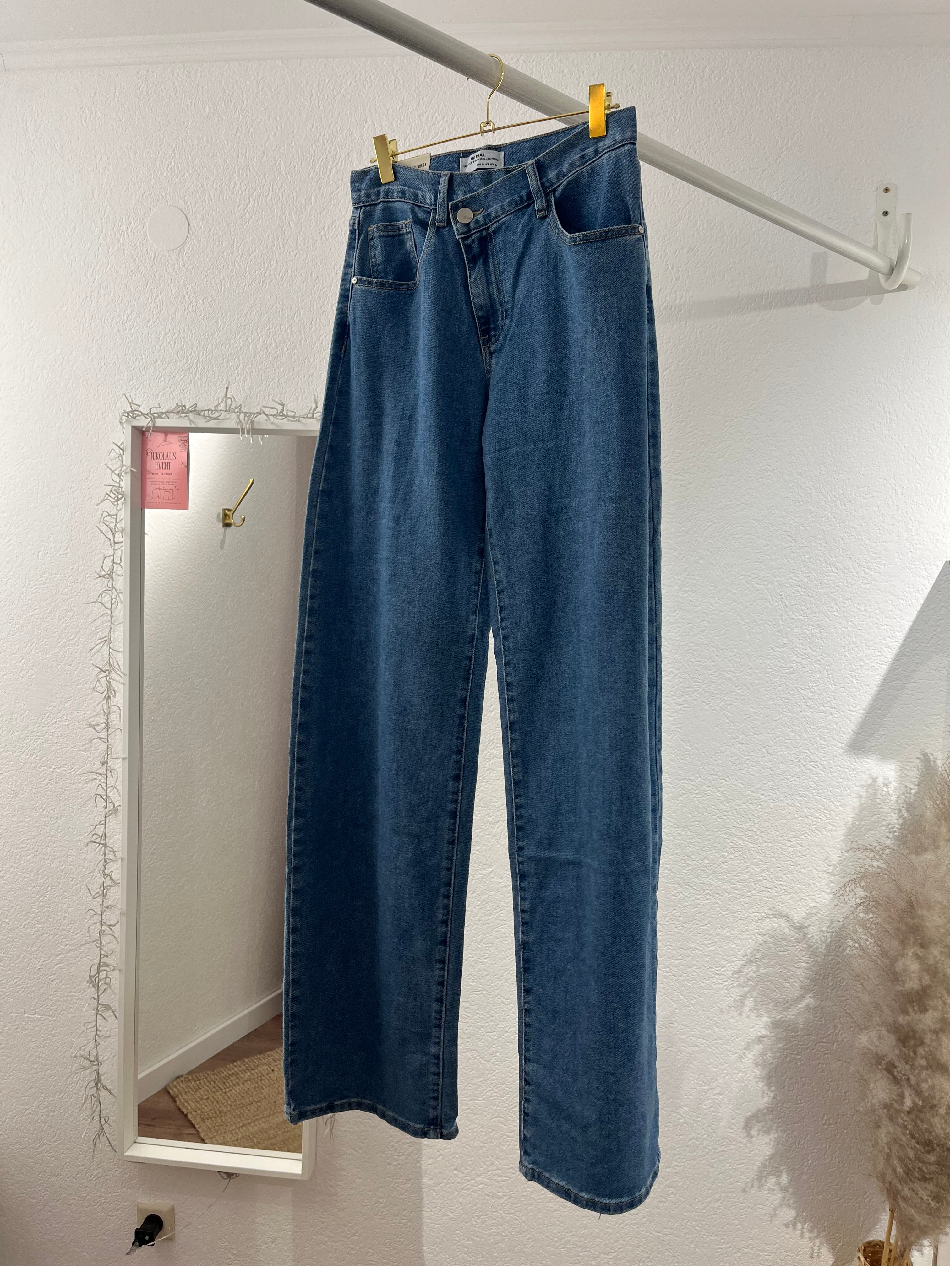 Long Crossover Jeans – Kombinierbar by Isabell Wolfart